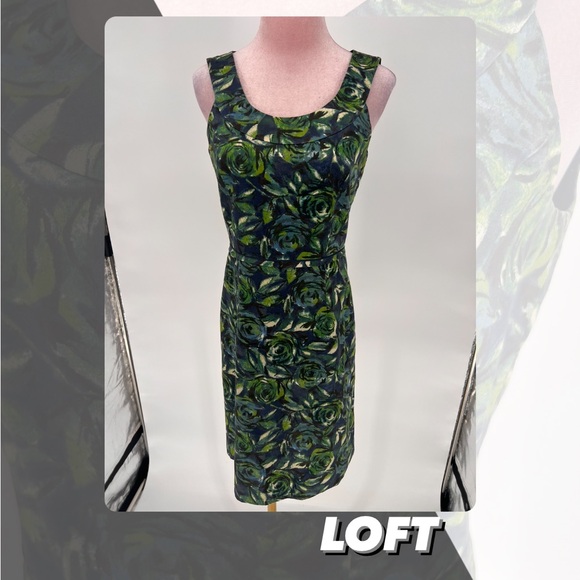 LOFT | Dresses | Euc Loft Floral Shift Dress | Poshmark